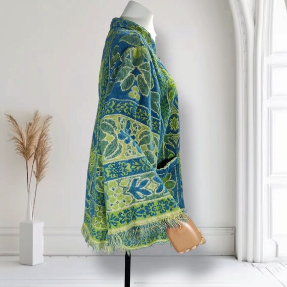 Handmade | Jackets & Coats | Vintage 6s 70s Terry Cloth Towel Jacket ...